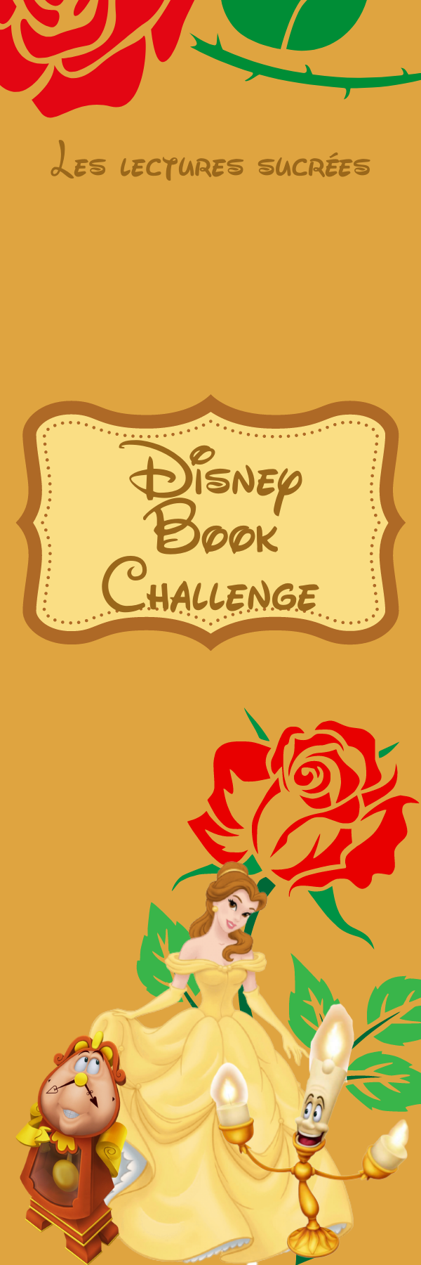 MARQUES-PAGES : DISNEY BOOK CHALLENGE 2022